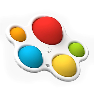 Fidget Pops Toy Gifts, Baby Toys Sensory Toy, Montessori Toys, Silicone Flipping Push Bubbles Fidget Pops it Educational Toy