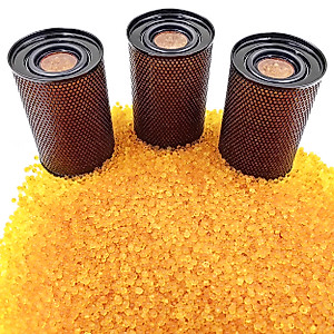 Dehumidifier for Gun Safe, Moisture Absorbers, ECCEPOPU 200g Reusable Desiccant Canister for Safe, Cabinet, Tool Box(3 Units)