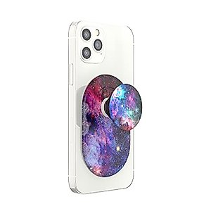 PopSockets: MagSafe Phone Grip, Phone Holder, Wireless Charging Compatible - Blue Nebula