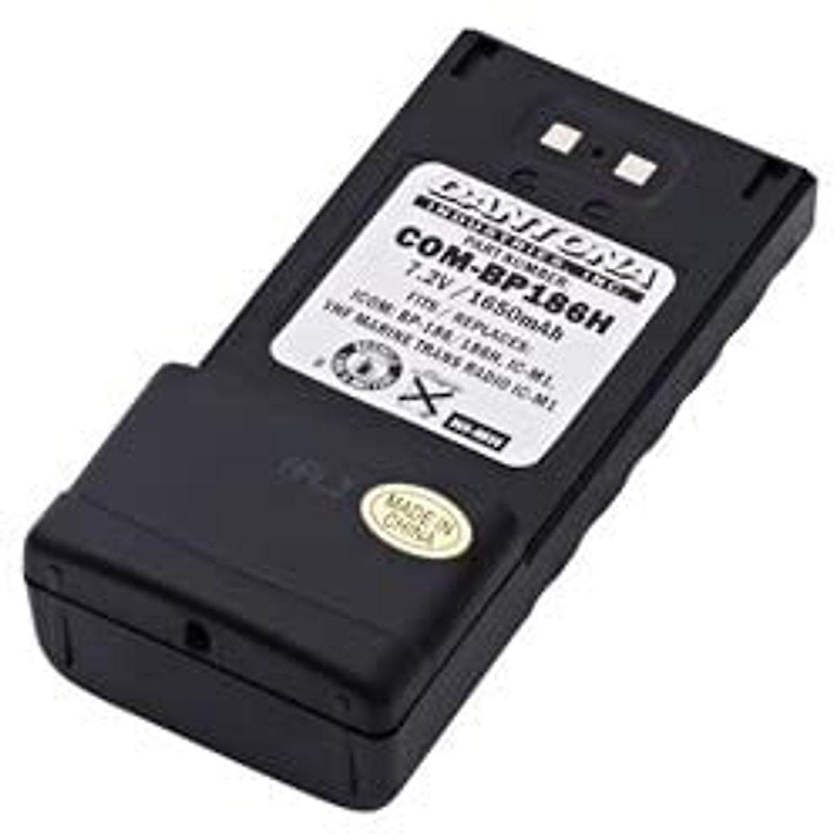 Replacement for ICOM VHF Marine Trans Radio IC-M1 Battery by Technical Precision