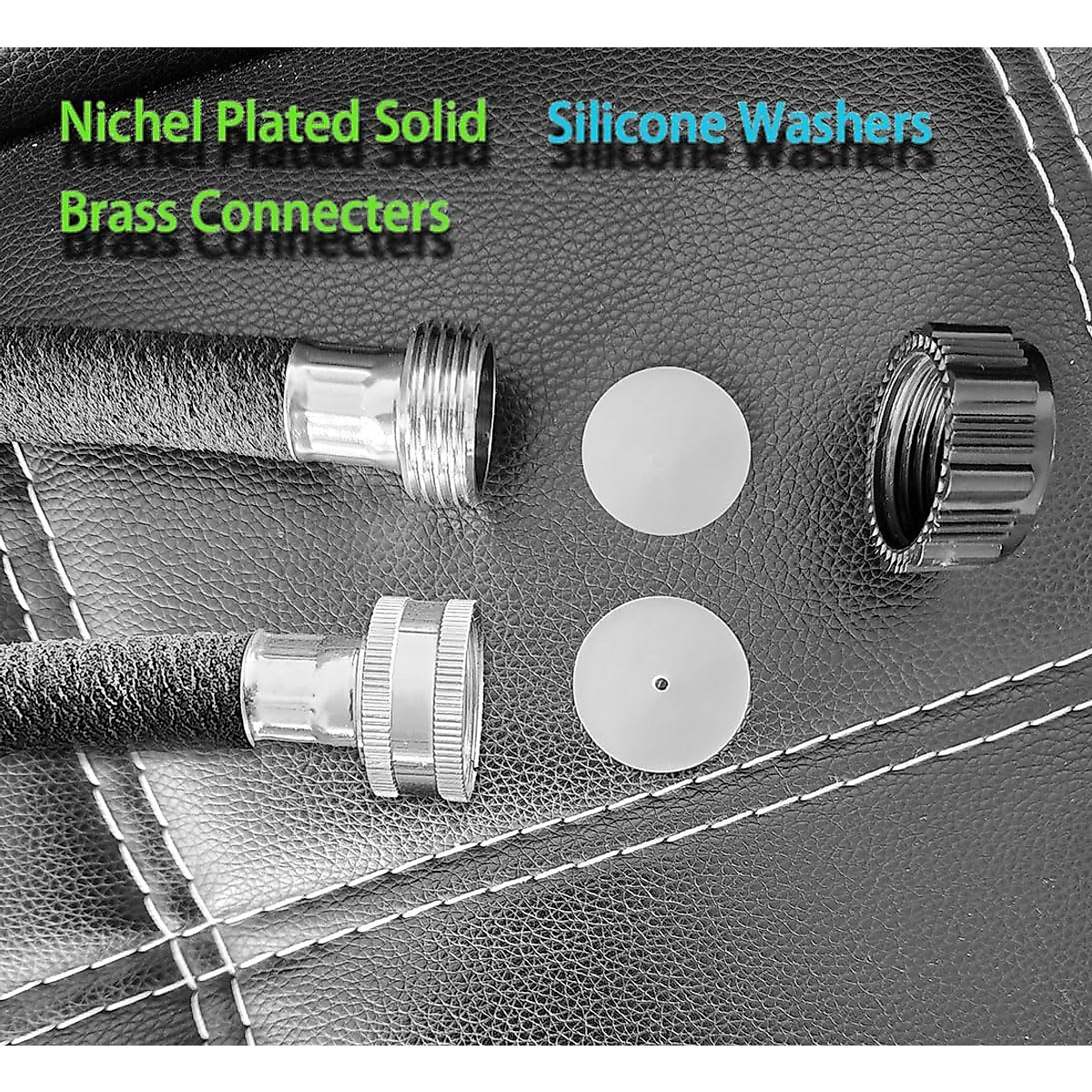 Atlantic Short Soaker Hose 1/2 IN.x 5FT, Solid Brass Connectors