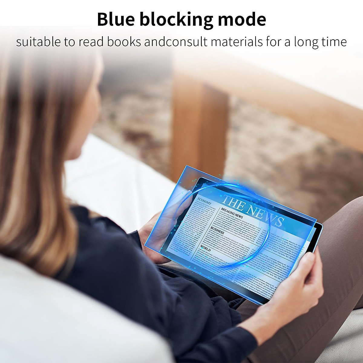 10 inch Tablet Android 13 Tablet, 4GB RAM 64GB ROM 512GB Expand, Quad-Core Processor, 1280x800 IPS Display, Tablet PC with GPS, 6000mAh, Bluetooth, Dual Camera, WiFi (Blue)