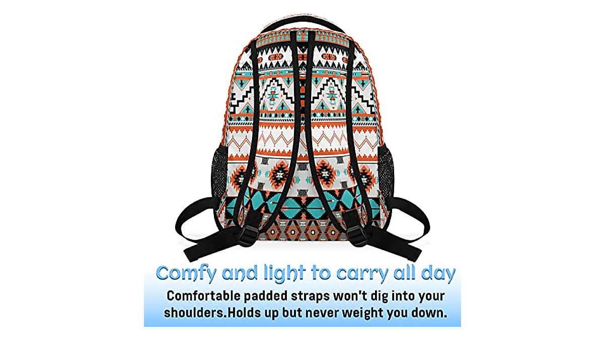 TropicalLife Aztec School Backpack - Lightweight & Stylish