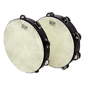 Remo Fiberskyn Tambourine - Quadura Black, 8"