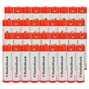 RadioShack AAA Alkaline Batteries (36-Pack)