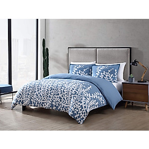 City Scene, Branches Collection, French Blue Duvet Set, King
