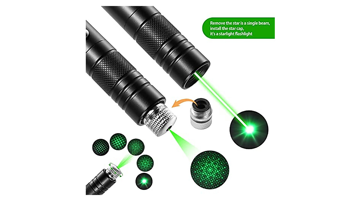High Power Green Laser Pointer for Outdoors & Astronomy