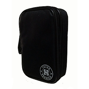 Tetra-Teknica Essentials Series MCH-01 Double-Layered and Padded Carrying Zipper Case with Wrist Strap for Handheld Multimeter, Color Black