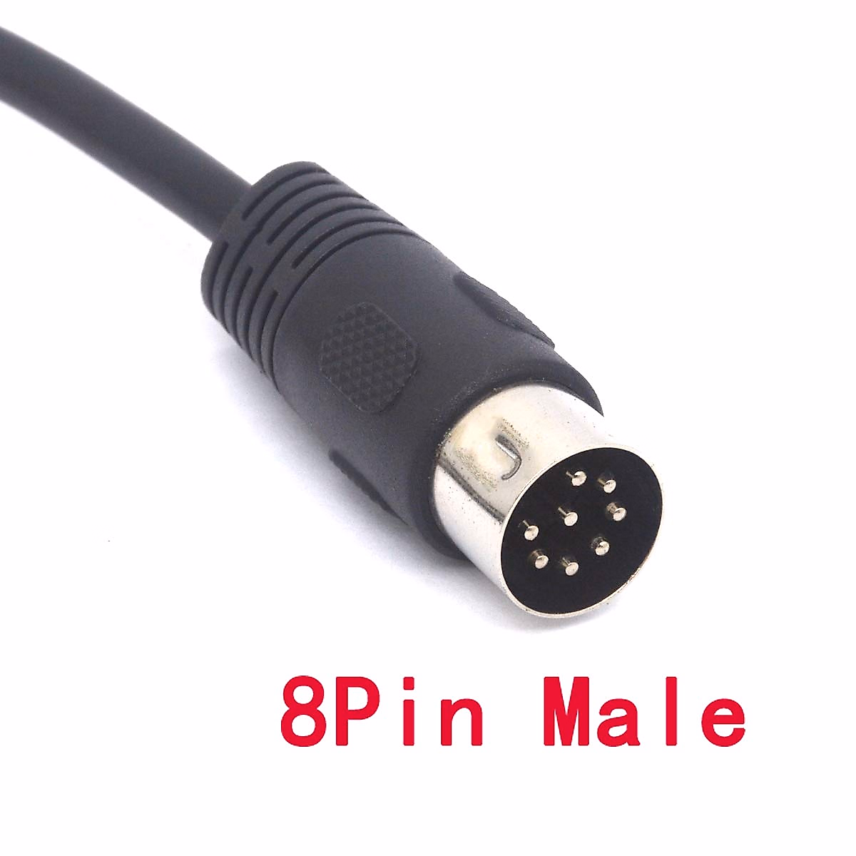 PIIHUSW Long 8 PIN DIN Cable Male to Male MIDI Extension Cord for Bang and Olufsen B&O PowerLink mk 2 BeoLab (50 cm)