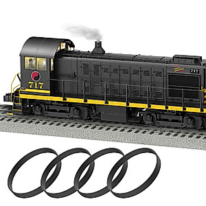 222-108 Diesel Traction Tire - 7/8" Traction Engine Rubber Tires Replacement for Lionel traction, Fits MTH K-LINE and WILLIAMS O-Gauge