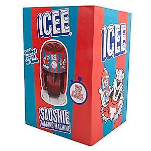 ICEE Snow Cone Machine. Genuine ICEE Home Slushie Ice Shaver. Creates up to half a Gallon of Ice Cold ICEE Slushy. Officially Licensed ICEE Merchandise from Fizz Creations.