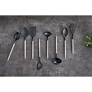 Rösle Basics Line Slotted Turner Spatula with 13.5 in. Stainless Steel Handle