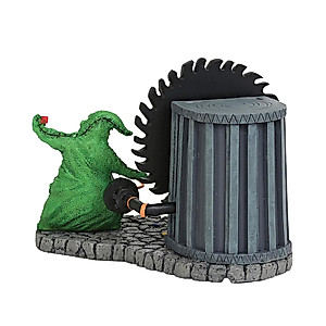 Department 56 Disney the Nightmare Before Christmas Village Accessories Oogie Boogie Gives a Spin Lit Animated Figurine, 4.33 Inch, Multicolor