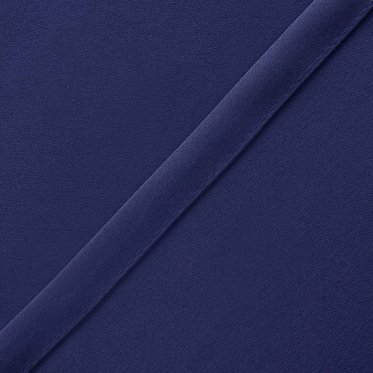 Hiasan Navy Blue Valance Curtains Blackout Thermal Insulated Rod Pocket Window Valances for Kitchen, 52 x 18 Inches Length, 1 Panel