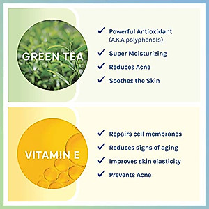 AOA STUDIO Skin Green Tea & Vitamin E Cleansing Balm, Melting Balm to Oil for Makeup Remover, Double Cleansing, Face Wash Cleanser All Skin Type 3.38 Fl Oz, 100 ml