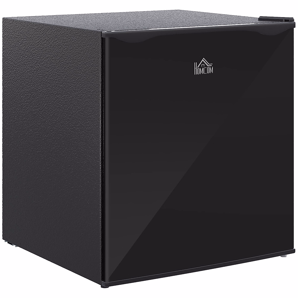 HOMCOM Mini Freezer Countertop, 1.1 Cu.Ft Compact Upright Freezer with Removable Shelves, Reversible Door for Home, Dorm, Apartment and Office, Black