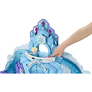 Disney Frozen Toys, Little People Playset with Lights and Music, Elsa and Olaf Figures, Elsa’s Ice Palace, Toddler and Preschool Toys