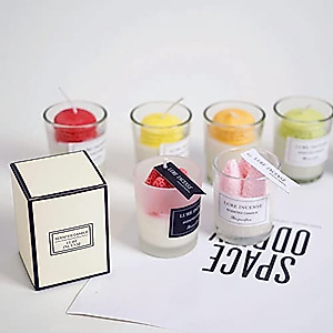 Scented Candle Strawberry Shape,120G Aroma Decorative Candle Gift in Glass Jar 12 Hours,Handmade Soy Wax Candle for Table Photo Prop Birthday,Prefect for Meditation Stress Relief Mood Boosting Bath