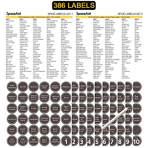 SpaceAid 24 Pcs Spice Jars with Bamboo Lids and Labels, Empty 4oz Glass Spice Bottles, Minimalist Farmhouse Spice Labels Stickers with Funnel, Seasoning Containers for Spice Rack, Cabinet and Drawer