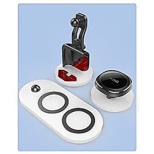 OQTIQ for Tesla Phone Mount for MagSafe Model 3 / Y Accessories Magnetic Car Phone Holder Flip Cover Design 360° Free Rotation for iPhone 14 13 12 Pro Max Mini All Phones Compatible with MagSafe Case