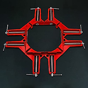 Corner Clamps for Woodworking, 90 Degree Clamps 4Pcs Right Angle Clamp Carpenter Square Woodworking Tools for DIY Framing, Shelving, Welding, Fish-tanks, Cabinets