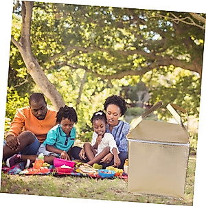 TIDTALEO 1Pc insulated portable Insulation bags Cake Cooler Bag ice bag grocery tote bag zip tote bag non-woven fabric lamination cake printable