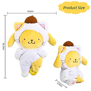 Plush Toy Cinnamoroll Little Twin Stars My Melody As Cat Plush Toy Cute Soft Stuffed Animals Girls Toys for Children Pompompurin