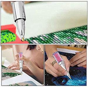 SEWACC 2pcs Diamond Embroidery Pen Rhinestone Picker Tool Diamond Dotting Pen Nail Pen for Diamond Rhinestone Painting Tool