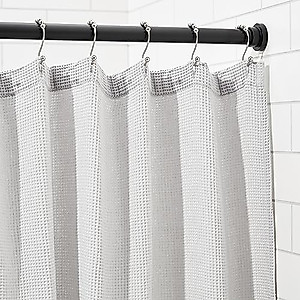 Amazon Basics Adjustable Indoor Outdoor Tension Curtain Rod, 54-90" Length, Black