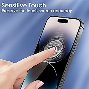 Arae Screen Protector for iPhone 14 Pro Max, HD Tempered Glass Anti Scratch Work with Most Case, 6.7 inch, 3 Pack