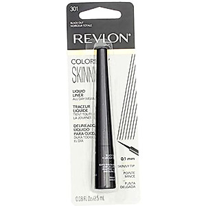 Rev Skinny Eyeliner 301 Black Size 0.08o Rev Colorstay Skinny Liquid Eye Liner 301 Blackout .08fl Oz
