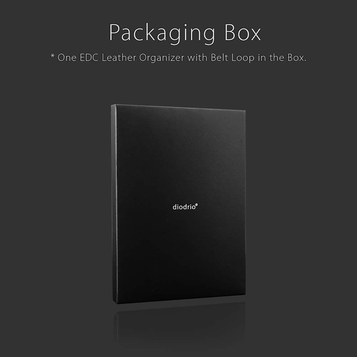 EDC Belt Knife Sheath Organizer for 4.5" Knife, Fit 0.6" Diameter Tactical Flashlight, Pocket Slip Tool Pouch, Pen Loop, EDC Holster Essential Carrier, Premium Leather. Chestnut.