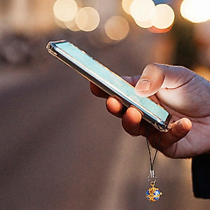 100 Pieces Lanyard Phone Ring Strap for Cellphone Mobile Lariat Lanyard Cell Phone Split Ring Strap Charm Cords with Silver Tone Split Ring for Mobile USB Flash Drive MP3 Keychain Keyring DIY (Black)