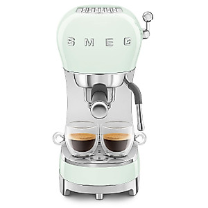 Smeg Manual Espresso and Tamper Set (Pastel Green)