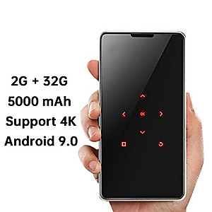 N/A Mini Portable DLP Android Projector, Home Theater Support 4K Mobile Phone ( Size : 8GB )
