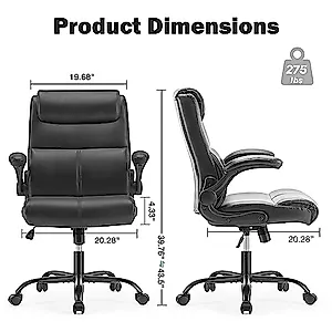 OLIXIS Mesh Computer Chair High Back, Black