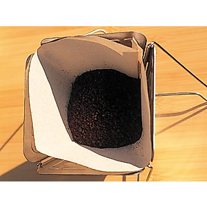 Snow Peak Collapsible Coffee Drip - Durable & Portable Pour-Over Coffee Gear - Stainless Steel Coffee Dripper for Camping & Backpacking Trips - Foldable for Easy Packing