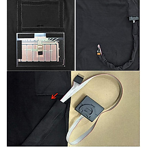 Top for Men Party Disco DJ Sound Activated LED Light Up and Down Flashing Glowing Printed Crewneck Short-Sleeve T Shirt