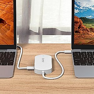 ORICO TCV1-WH USB 3.0 x 1, Type-C x 1, VGA x 1, USB 3.0 Hub, White