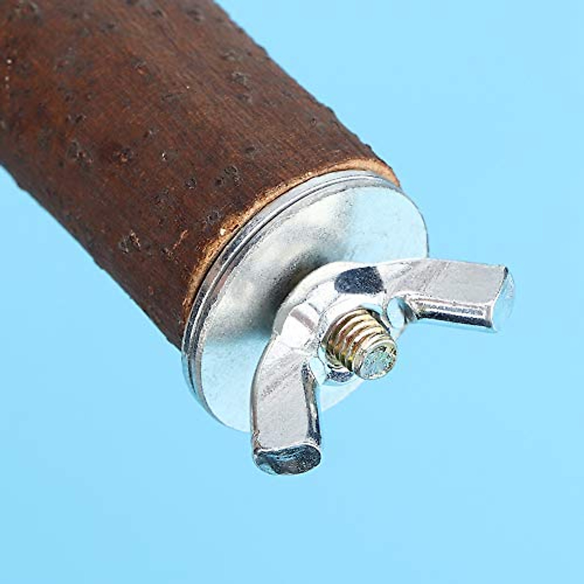 Bird Branches Perch, Natural Wooden Parrot Wood Fork Standing Perch Parrot Chewing Biting Toy Cage Accessories for Parrots, Parakeets Cockatiels, Conures, Macaws, Love Birds, Finches(#2)