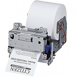 Citizen America PMU-2300IIIPBRSU Kiosk Receipt Printer, Presenter, Bezel, Serial, 3" Maximum Print Width