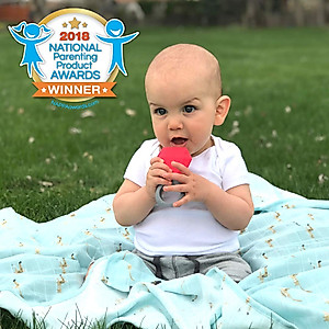 Innobaby TEETHIN' Smart Birthstone Ring TEETHER - January (Garnet)