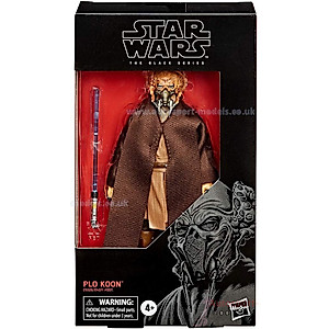 STAR WARS The Black Series Plo Koon Toy 6" Scale The Clone Wars Collectible Action Figure