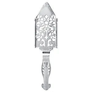 Absinthe Spoon Stainless Steel Absinthe Fountain Accessory Absinthe Dripper for Absinthe Glasses Sugar Cube Silver