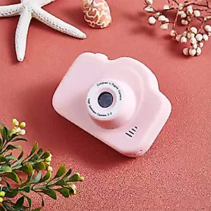 Digital Camera for Kids - 1080P Boys Girls Toys Video Recorder Photography Toys - 2.0 LCD Mini Camera HD Children's Sports Camera for Birthday Festival Gift with 32GB SD Card (Pink)