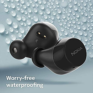 Nokia Power Earbuds | True Wireless with Charging Case | Up to 150 Hours of Play | Waterproof | Universal Bluetooth 5.0 Compatibility with Built-in Mic | Crystal-Clear Sound with Enhanced Bass