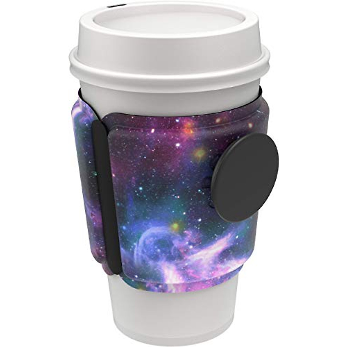 PopSockets PopThirst Cup Sleeve, Drink Holder, Koozie - Blue Nebula