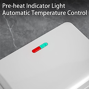 UVFAST Corn Dog Waffle Maker, Hot Dog Waffle Machine with Non-stick Coating Plate, Hot Dog Maker Toaster Make 6 Corn Dogs, Corn Dog Waffle Machine Make Corn Dog in Minutes, Easy to Clean, White