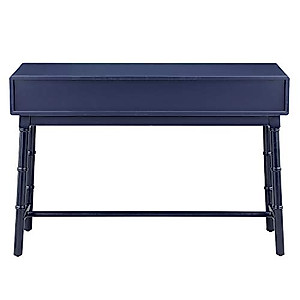 Amazon Brand – Ravenna Home Classic Console Table with Storage Drawers, 44"W, Blue