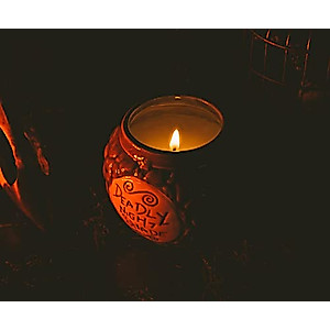 Disney The Nightmare Before Christmas Sally's Deadly Night Shade Jar Ceramic Candle | Jasmine Fragrance with 30-Hour Burn Time